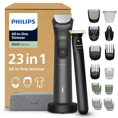 Buy Philips Multigroom 9000 Series All in One 23 Piece Trimmer, Shaver ...